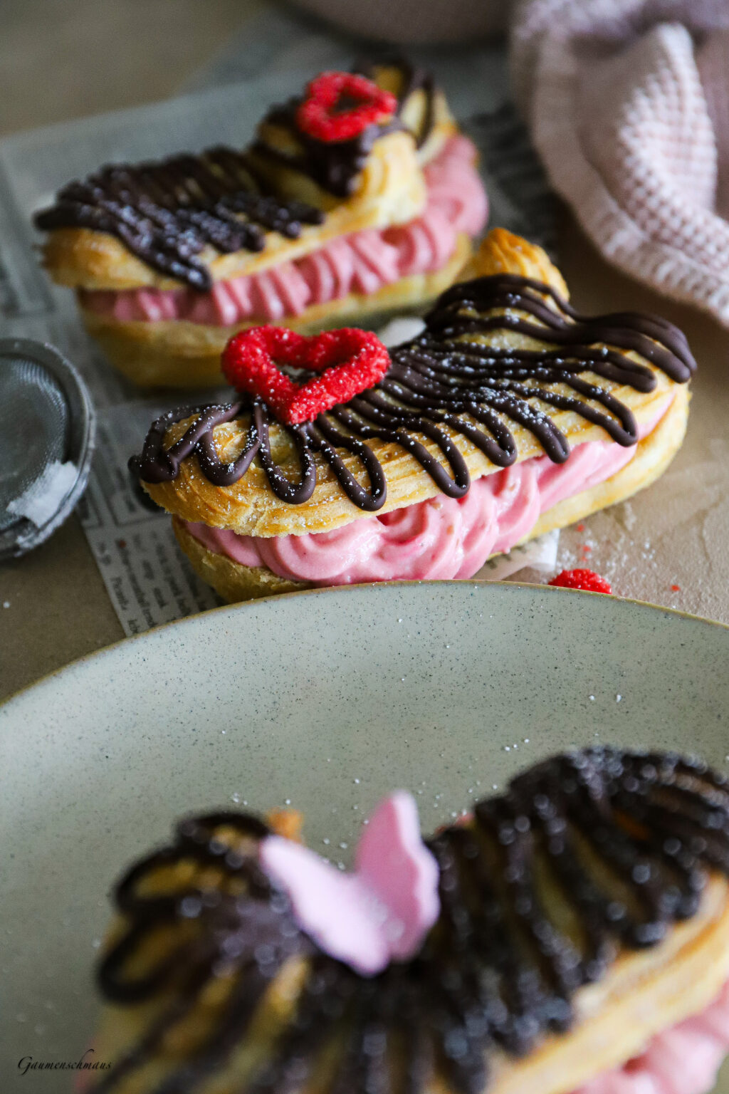 Himbeer Eclairs – Gaumenschmaus
